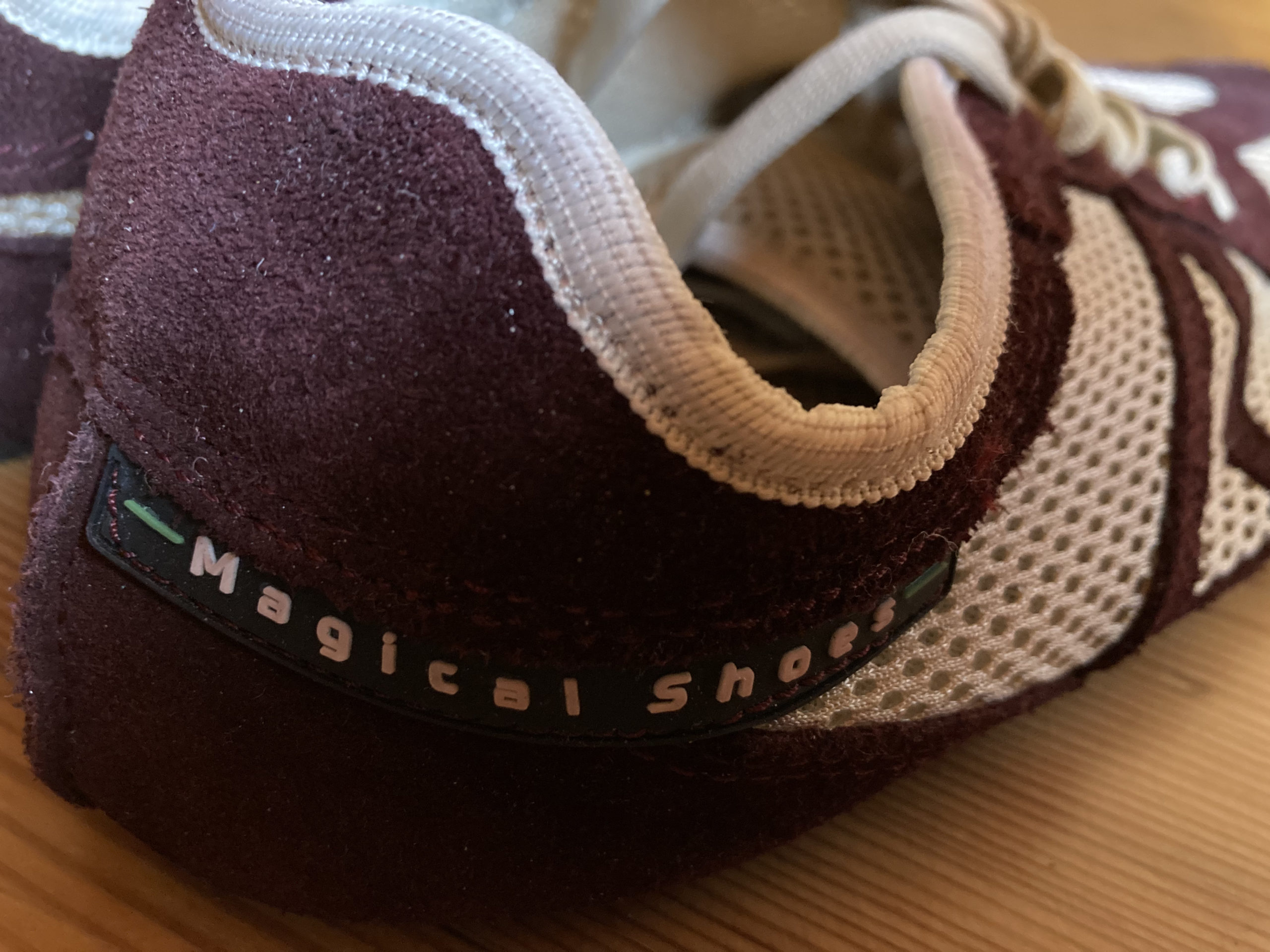 Retro Style Sneakers from Magical Shoes - Bare Soled Girl